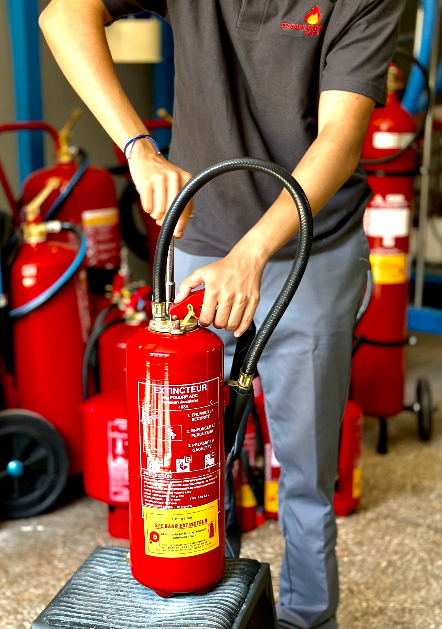 Comment fonctionne un extincteur